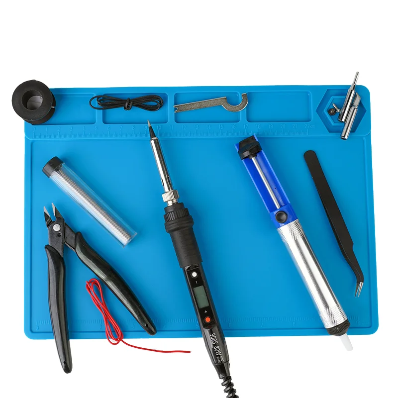 JCD ESD Heat Insulation Soldering Working Mat Silicone insulation pad ...