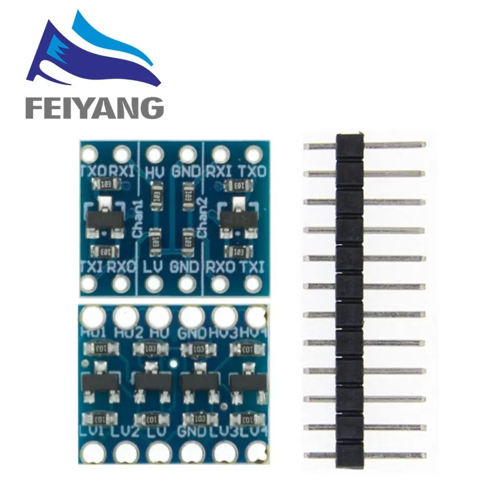 10PCS-2-Channel-4-channel-IIC-I2C-Logic-Level-Converter-Bi-Directional ...