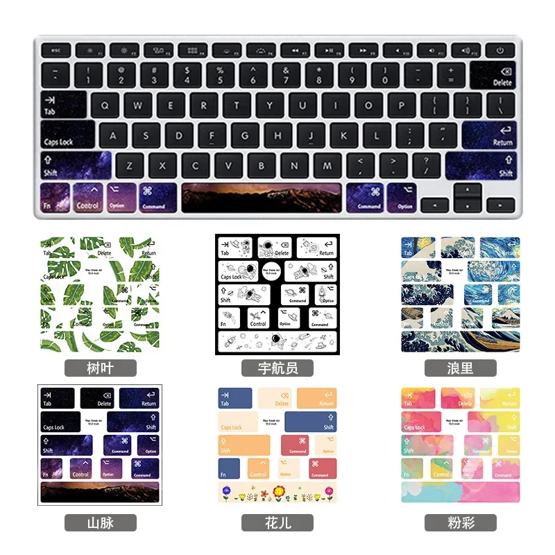 Ins-Beautiful-Laptop-Keyboard-Local-Sticker-for-MacBook-Air-Starry-Sky ...
