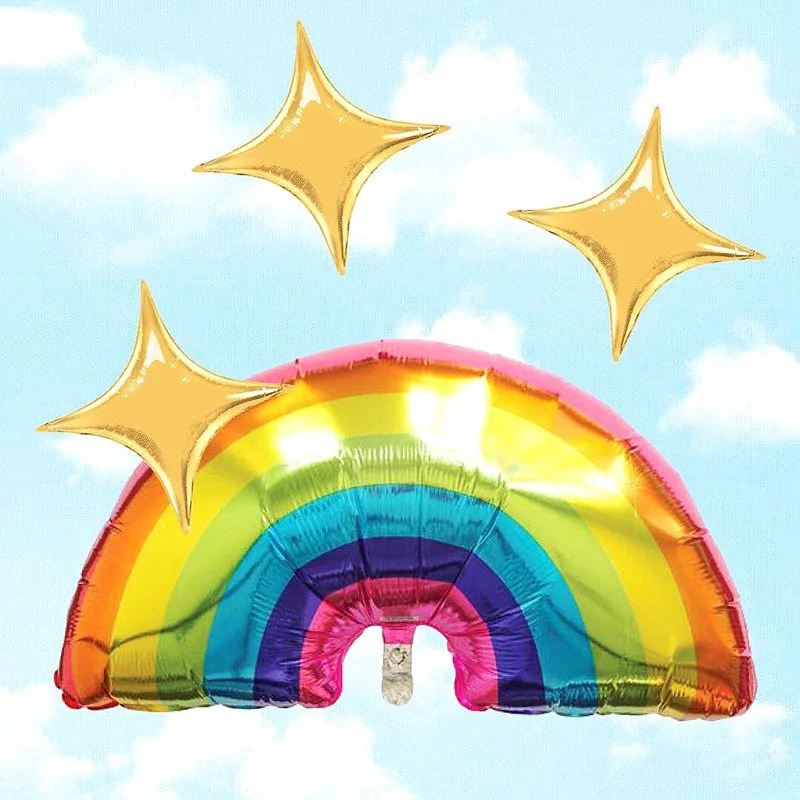 Children-toy-rainbow-balloon-rainbow-floating-air-ball-children ...