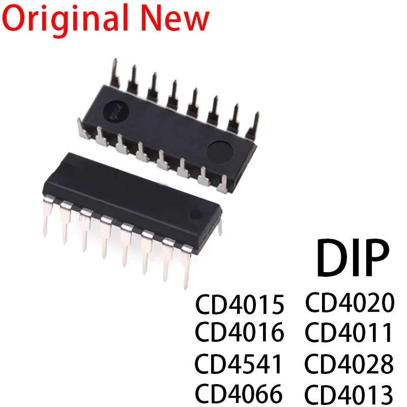 Piezas-nuevo-y-Original-CD4015BE-CD4011BE-CD4013BE-DIP-14-CD4011-CD4013-CD4016-CD4066-CD4541-DIP ...