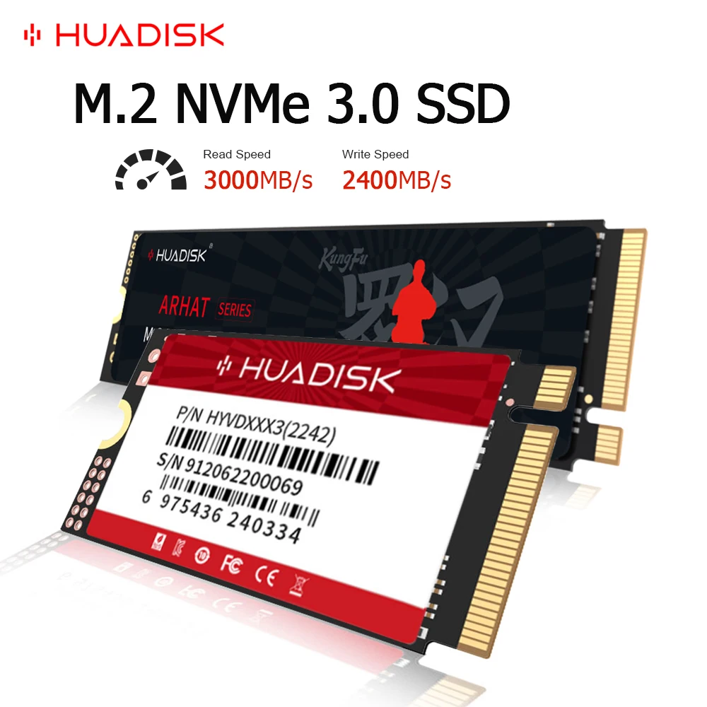 HUADISK-Disque-dur-interne-SSD-M-2-NVMe-PCIe-avec-capacit-de-128-Go-256 ...