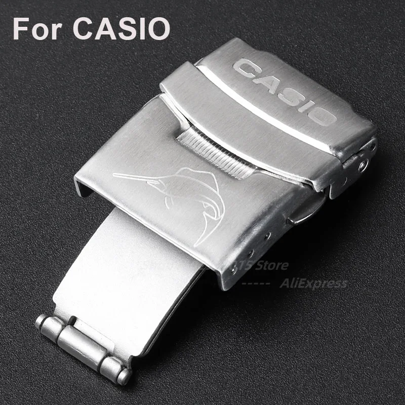 20mm-Watch-Buckle-for-Casio-MDV107-1A-MDV106-1A-Stainless-Steel-Folding ...