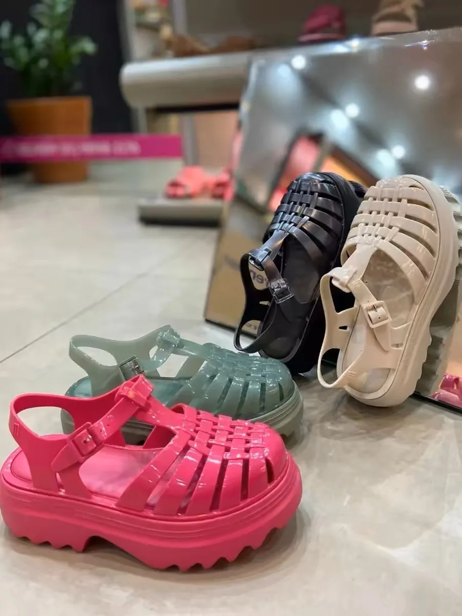 Mini-Melissa-yaz-moda-gladyat-r-kad-nlar-dar-bant-apraz-ba-l-Platform ...