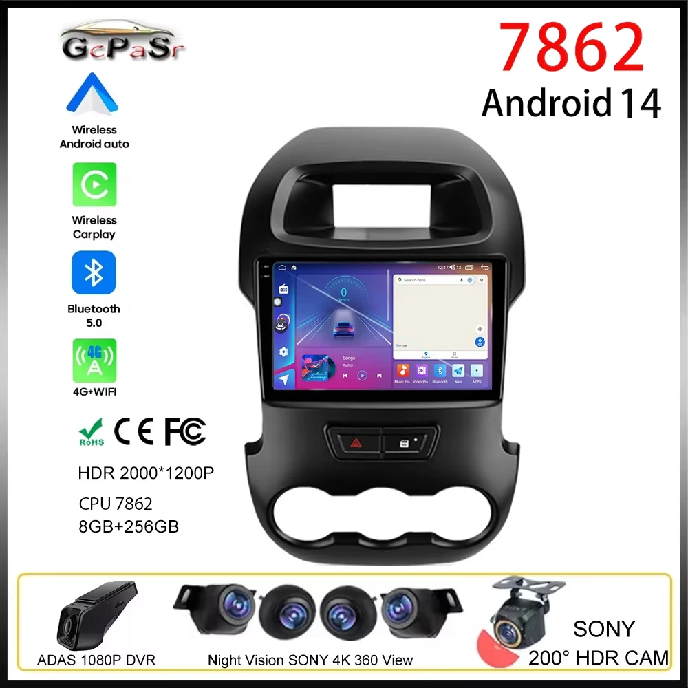 Carplay-f-r-Ford-Ranger-2011-2016-Android-Autoradio-Multimedia-Video ...