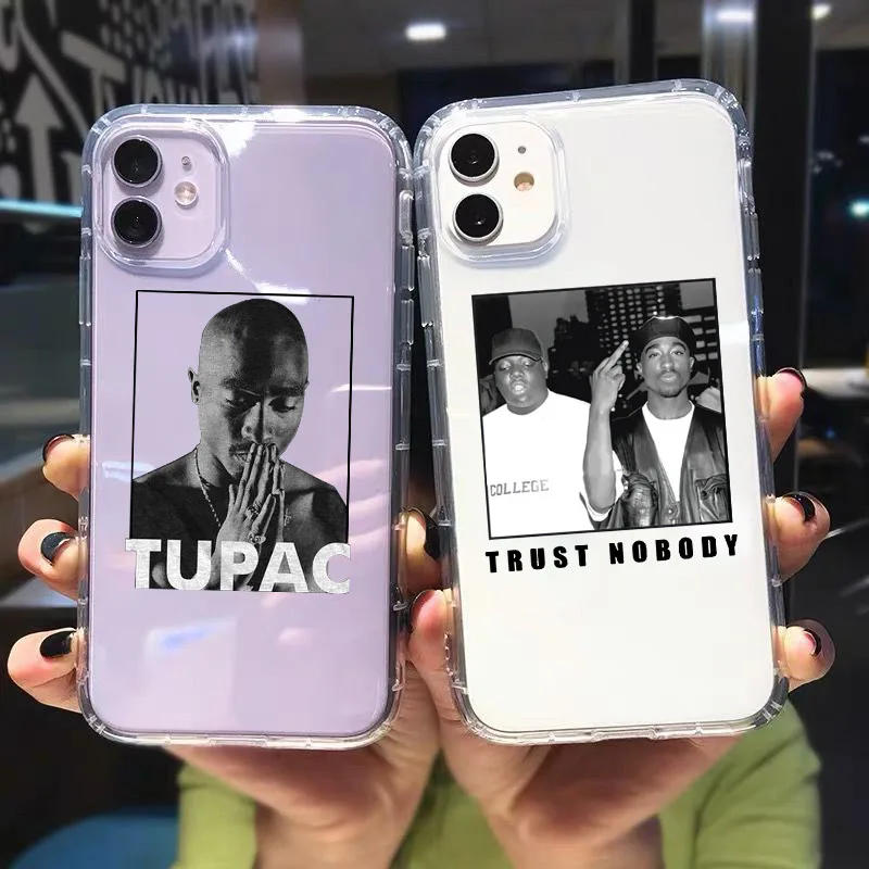 Rapper 2pac Singer Tupac Phone Case for Iphone 11 12 Mini 13 Pro Max ...