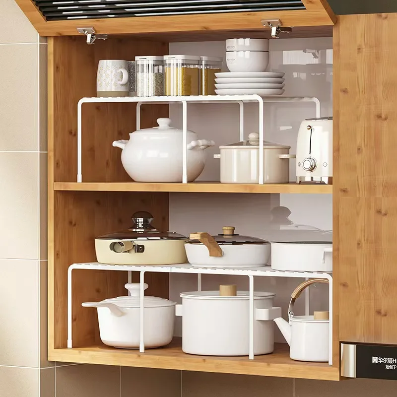 Retractable-shelves-in-the-kitchen-storage-racks-for-thickened-wrought ...