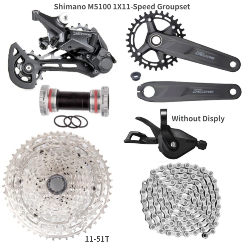 Shimano deore m5100 groupset mtb mountain bike groupset 1x11 velocidade ...