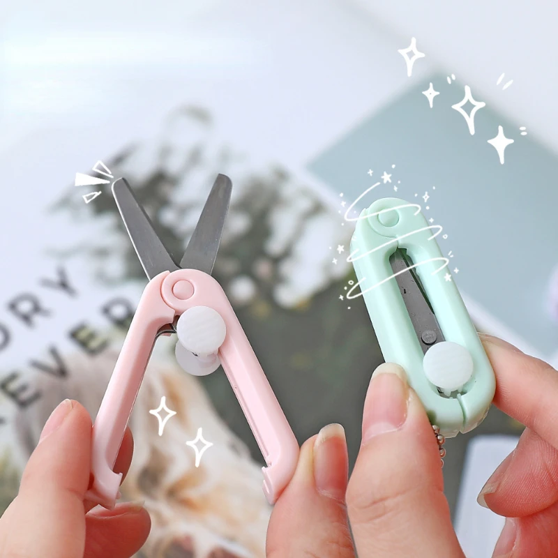 Portable Folding Scissors | Paper-cutting Art Tool | Office School ...