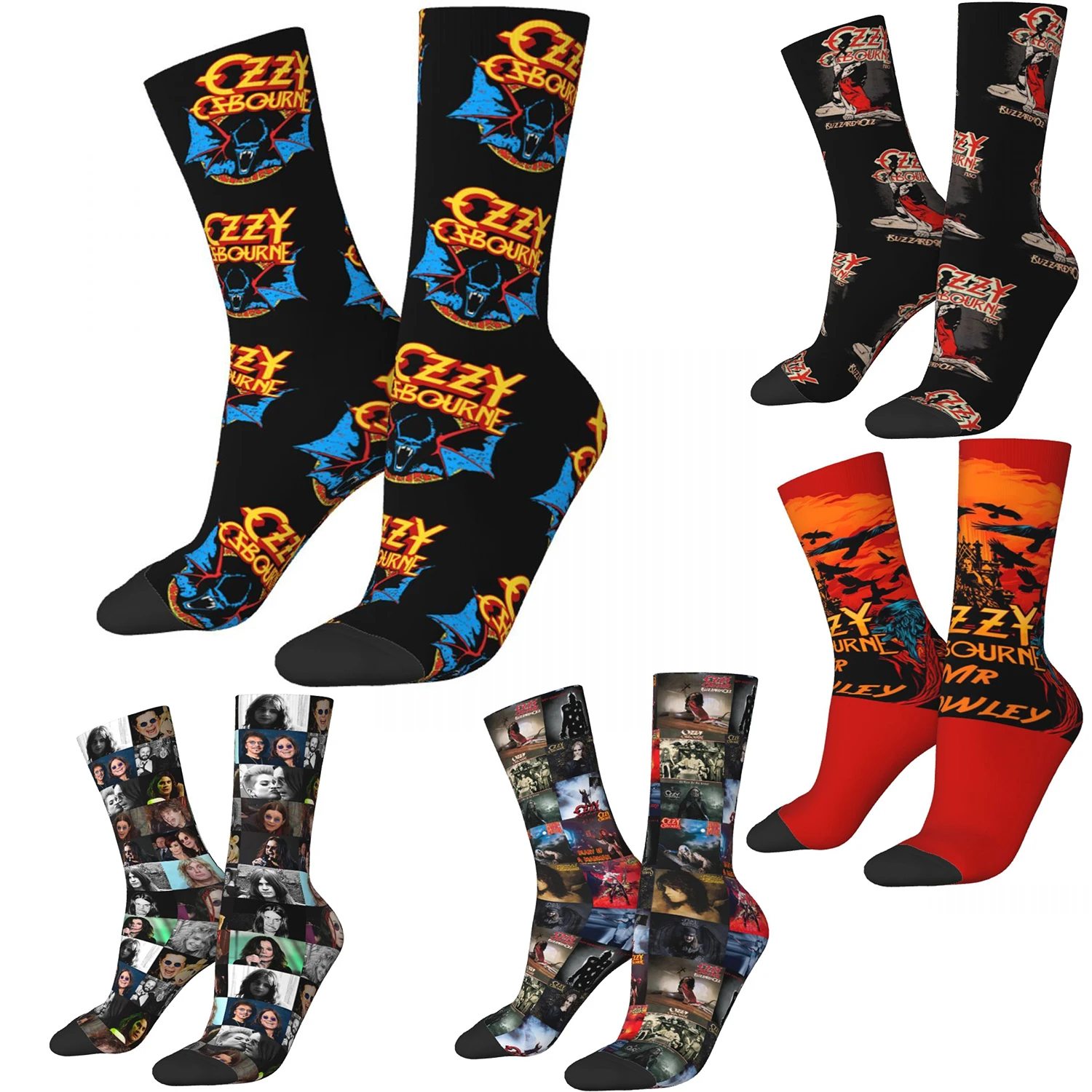 Ozzy Osbourne Bat | Ozzy Rock | Socks | Men's Socks - Socks Men's Women ...