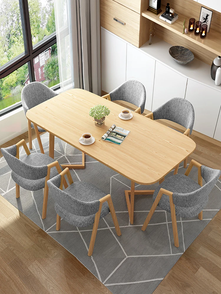 Small-Conference-Table-Simple-Modern-Meeting-Rectangular-Table-and ...