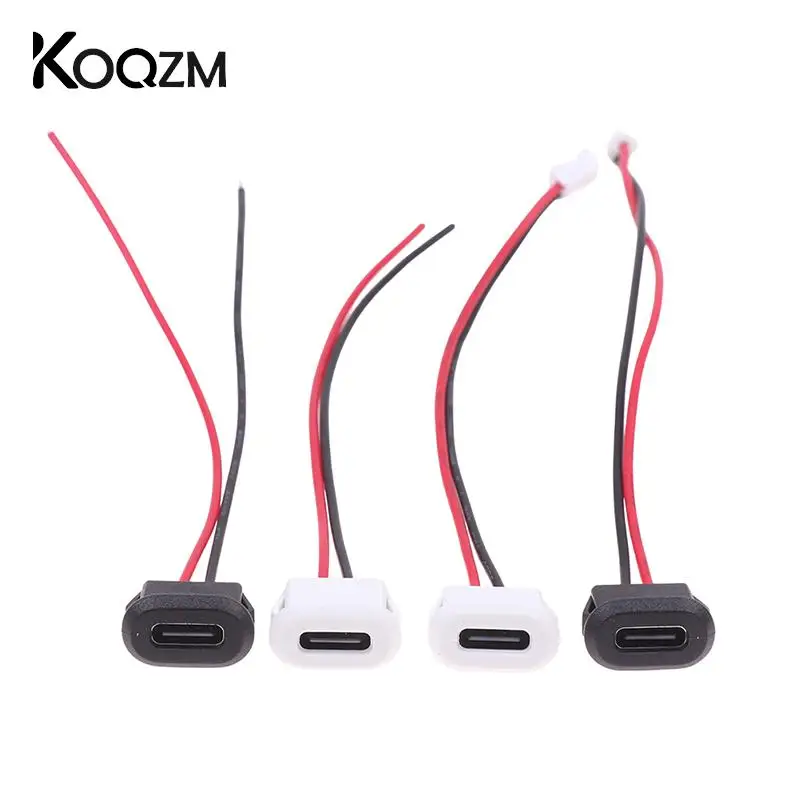 2-teiliger-USB-Stecker-Typ-C-wasserdichte-2p-Buchse-mit-Klemme-3a ...