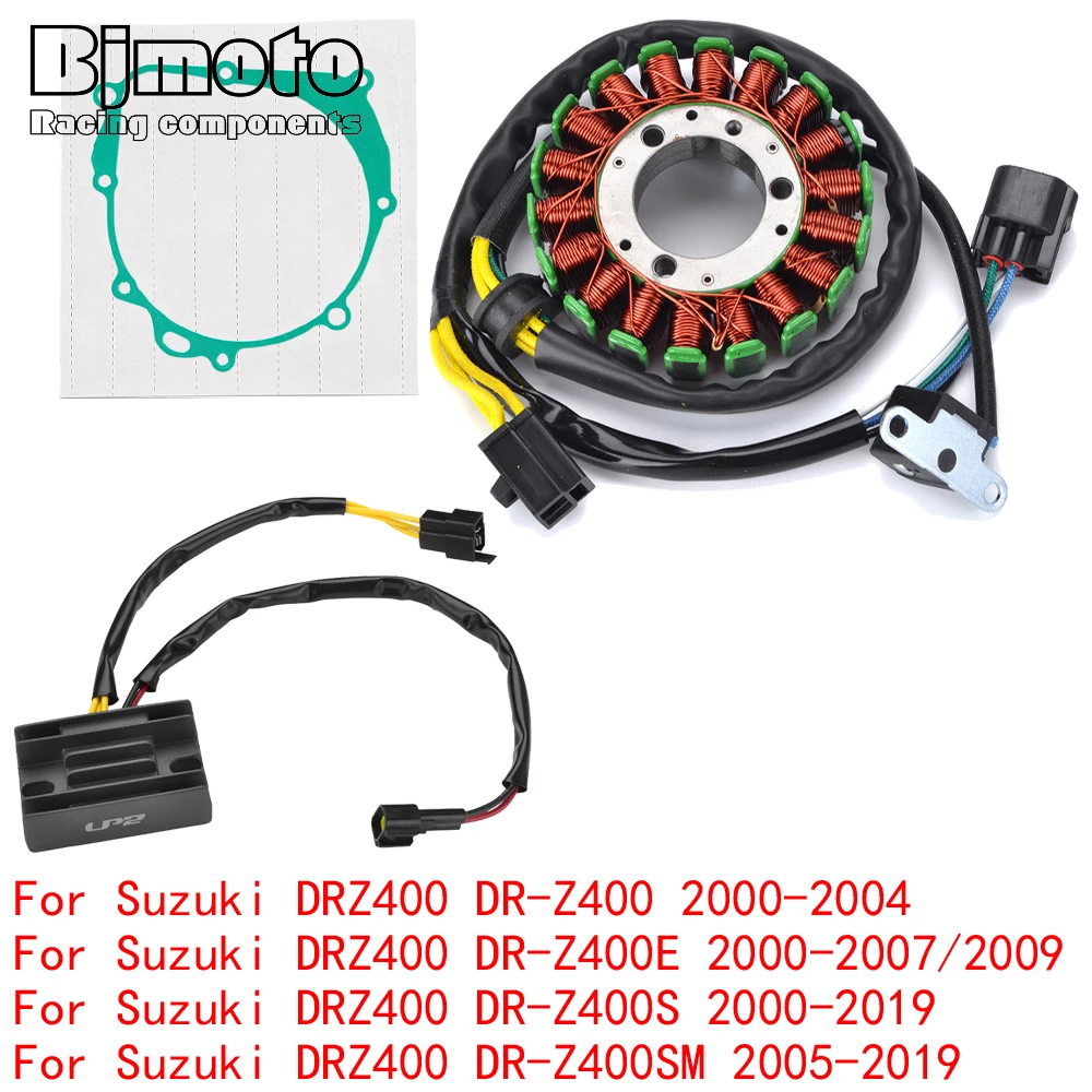 DRZ400 DRZ 400 2019 2018 Engine Stator Coil+Voltage Regulator rectifier ...