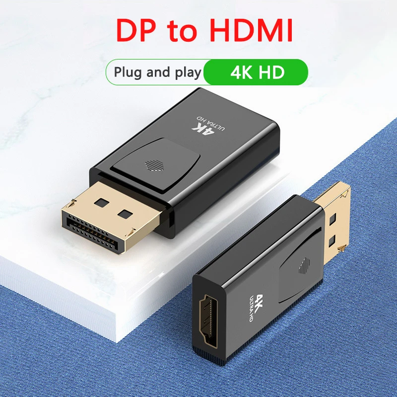 4K-DP-to-HDMI-compatible-Converter-Displayport-to-1080P-HDTV-Computer ...