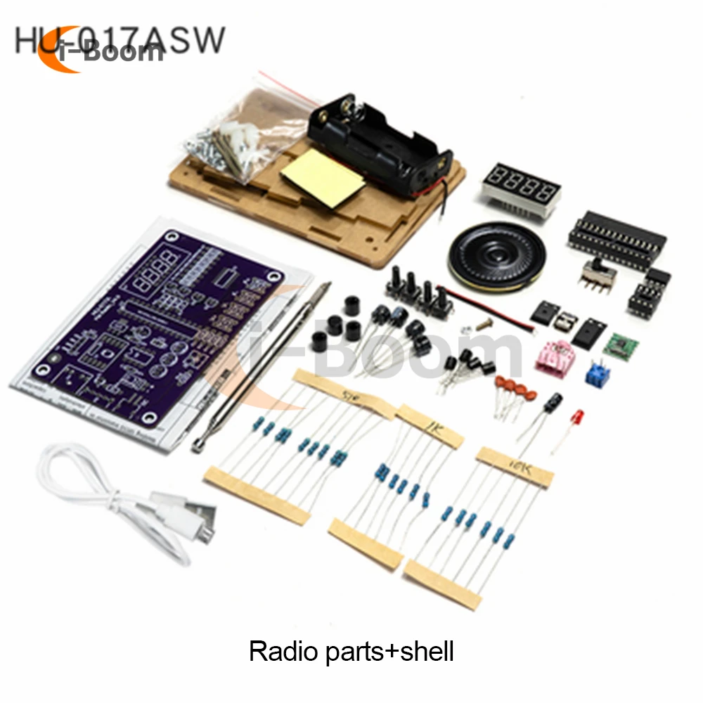 HU-017A-FM-87-108MHz-FM-Radio-DIY-Electronic-Kit-Soldering-Practice ...