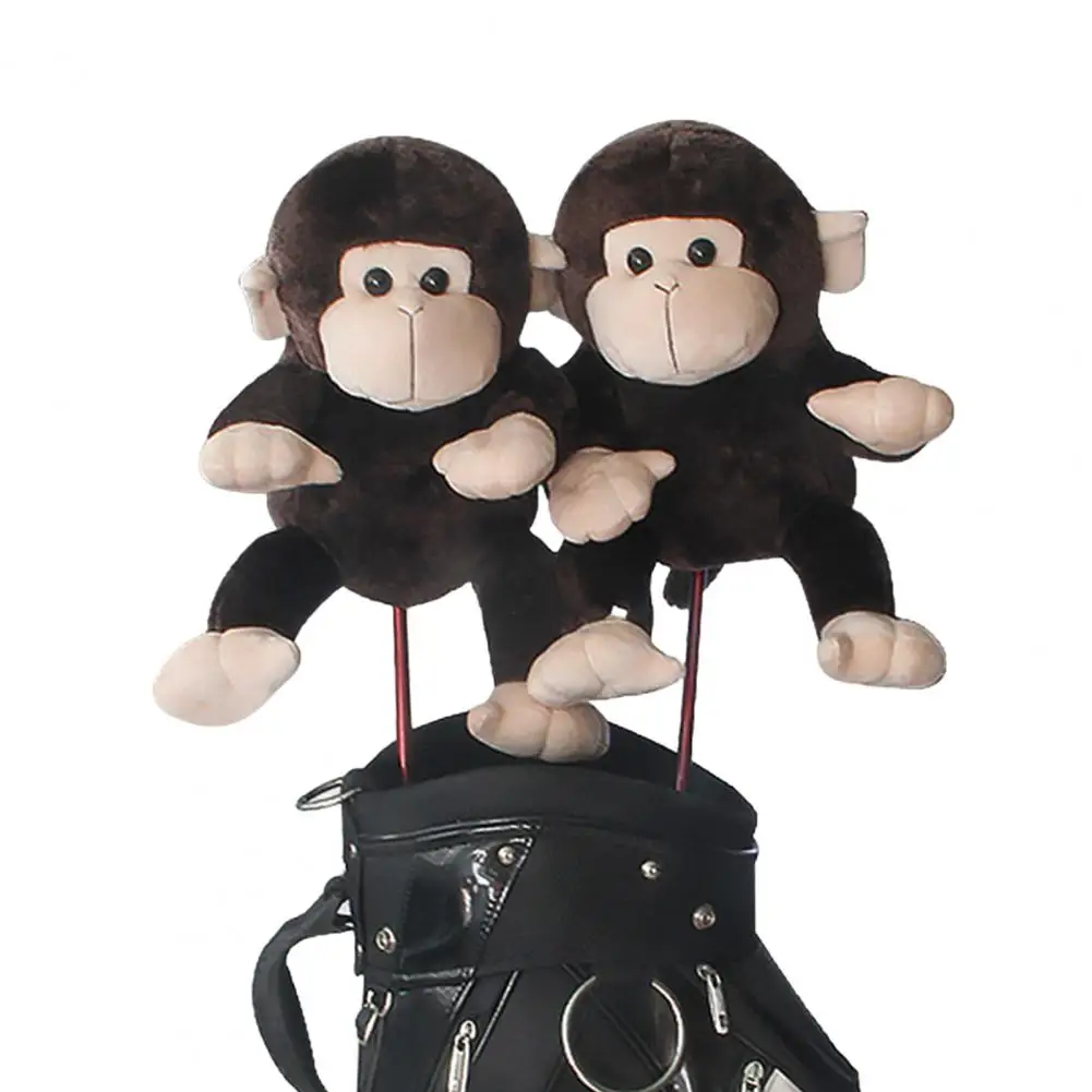 Plush Monkey Golf Club Headcover Soft Stuffed Animal Golf Club Head ...