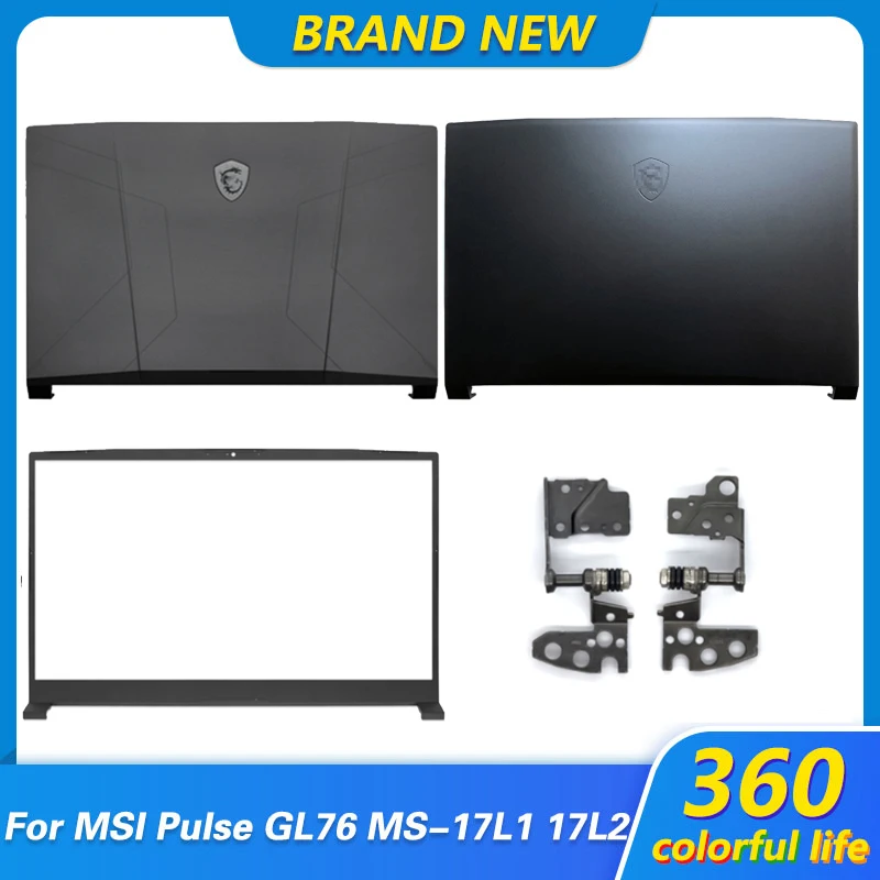 MSI MS 17L1 MS 17L2 Katana GF76/십자선 펄스 GL76 LCD 뒷면 커버 베젤 경첩 뚜껑 후면 커버 17 ...