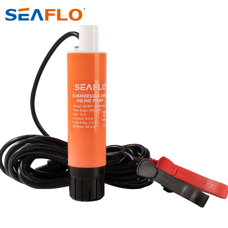 SEAFLO-Portable-Linear-Pump-Mini-12V-DC-280-500GPH-For-RV-Yacht-Can ...