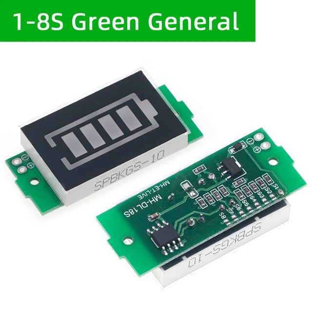 1S 2S 3S 4S Single 3.7V Lithium Battery Capacity Indicator Module 4.2V ...