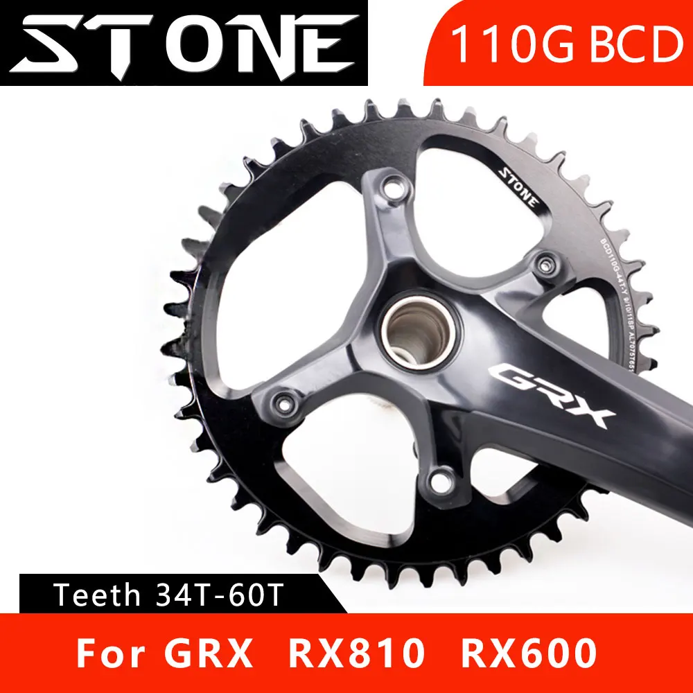 Stone-Round-Chainring-110-BCD-for-Gravel-GRX-FC-RX810-RX600-34-36-38-40 ...