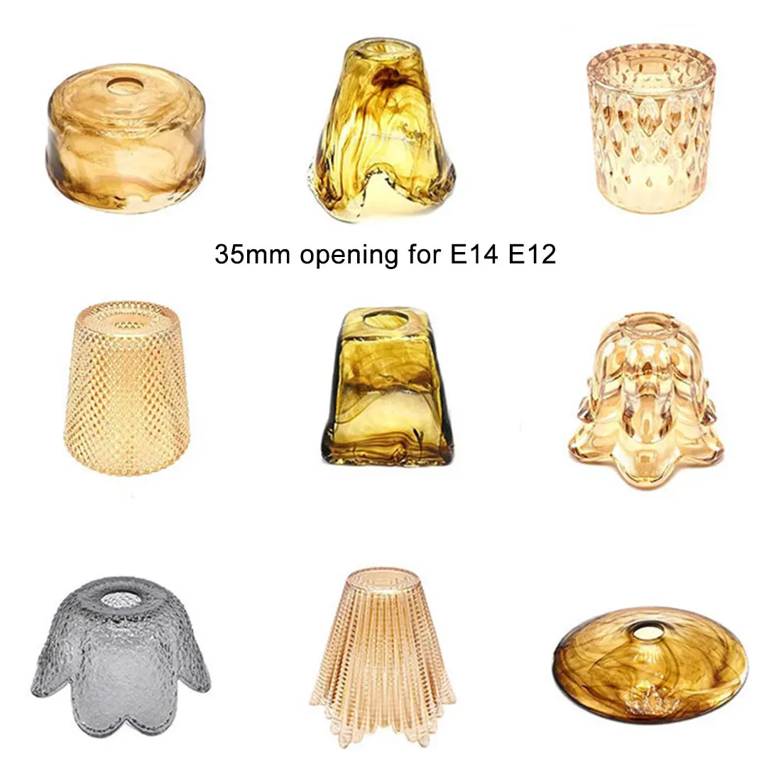 Modern-Color-35mm-Opening-Glass-Lampshade-for-E14-Cover-Replacement-3cm ...