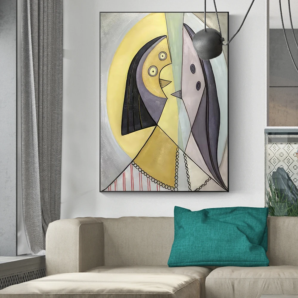 Famous Abstract Art Picasso Woman Sitting In Front Of The Window