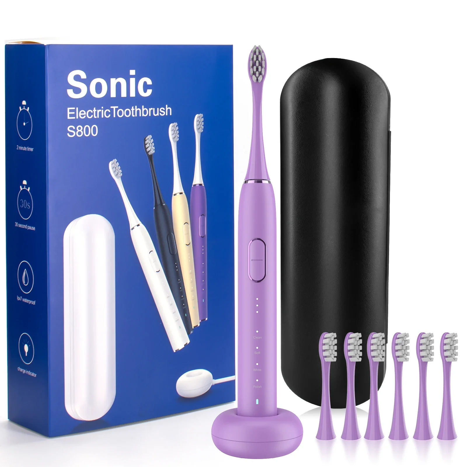 Sonic-Electric-Toothbrush-Whitening-Healthy-Teeth-IPX7-Waterproof ...