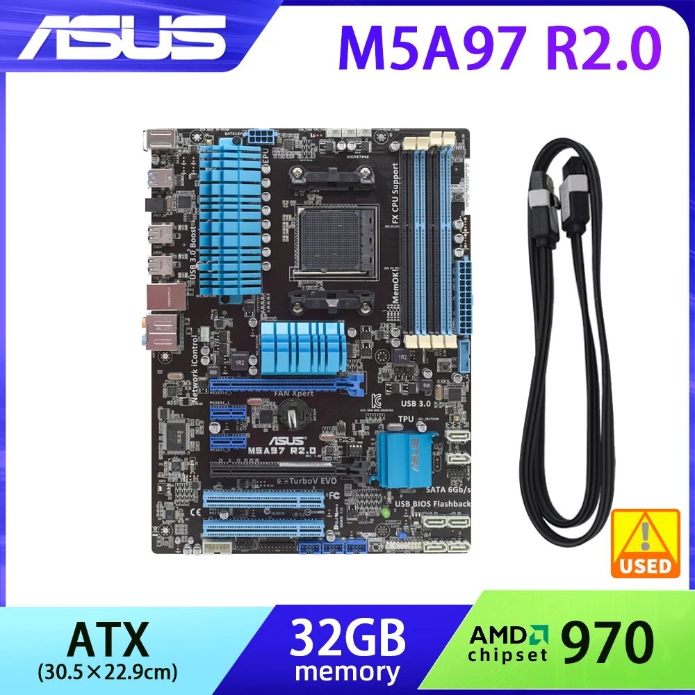 ASUS-z-calo-AM3-placa-base-M5A97-R2-0-con-AMD-970-North-Bridge-SB950 ...