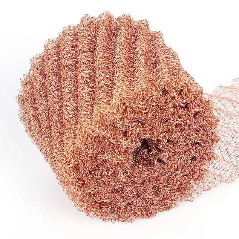 6 Wire Pure Copper Mesh woven filter 0.5---8 m 100 mm wide sanitary ...