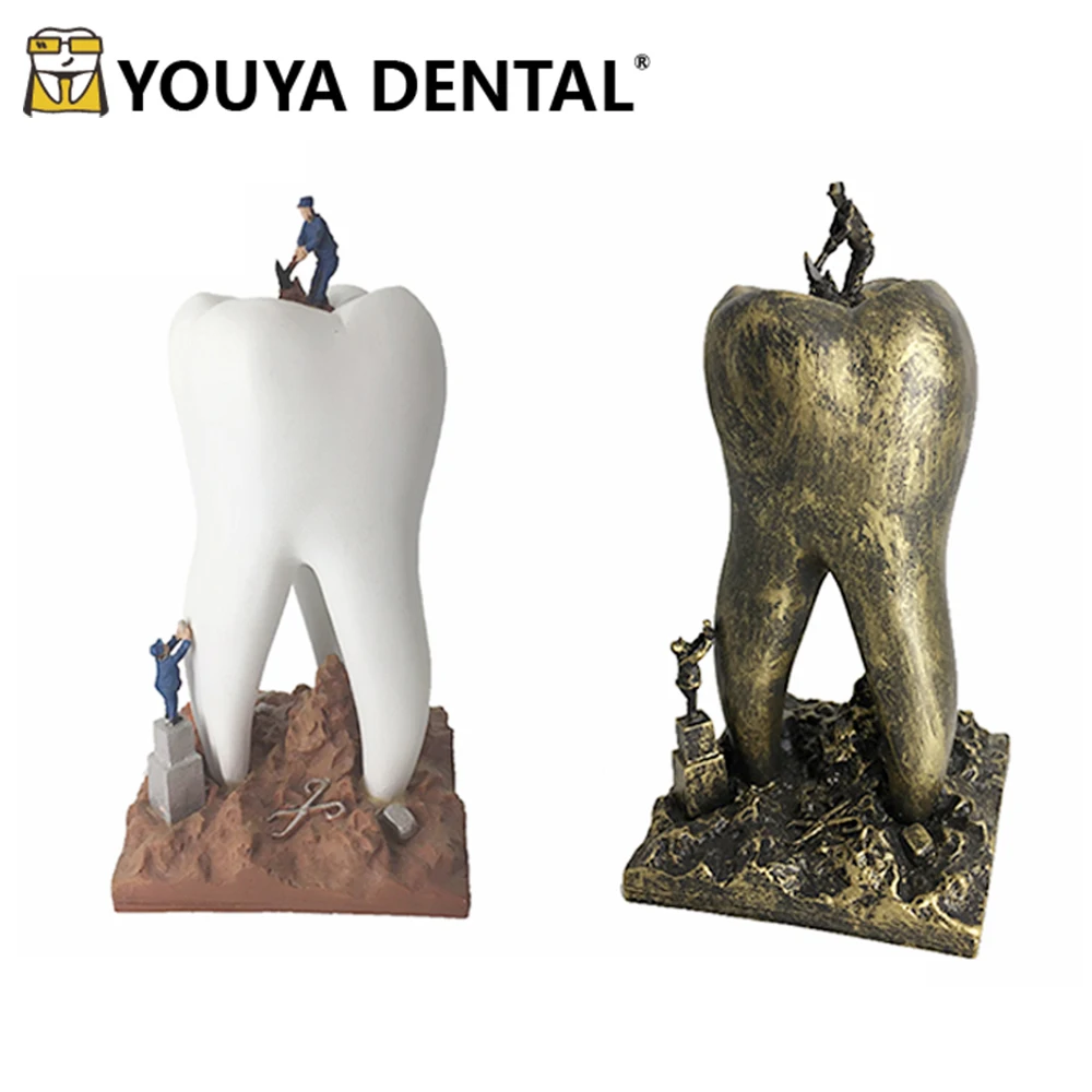 Dental-molar-estatuetas-ornamento-escultura-ornamento-dentista-presente ...