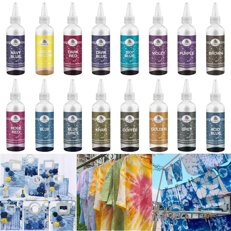 2g100ml-Dye-Fabric-Dyes-Textile-Dyeing-DIY-Garment-Tie-Dyeing-Cotton ...