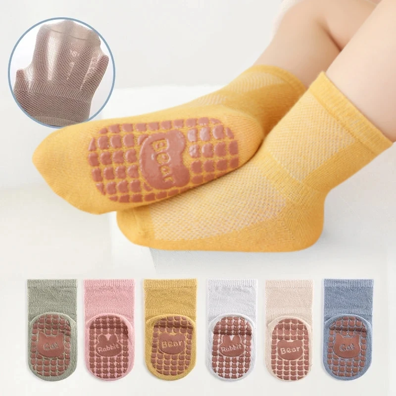 Baby-Children-Thin-Mesh-Socks-Toddler-Boys-Girls-Breathable-Anti-slip ...