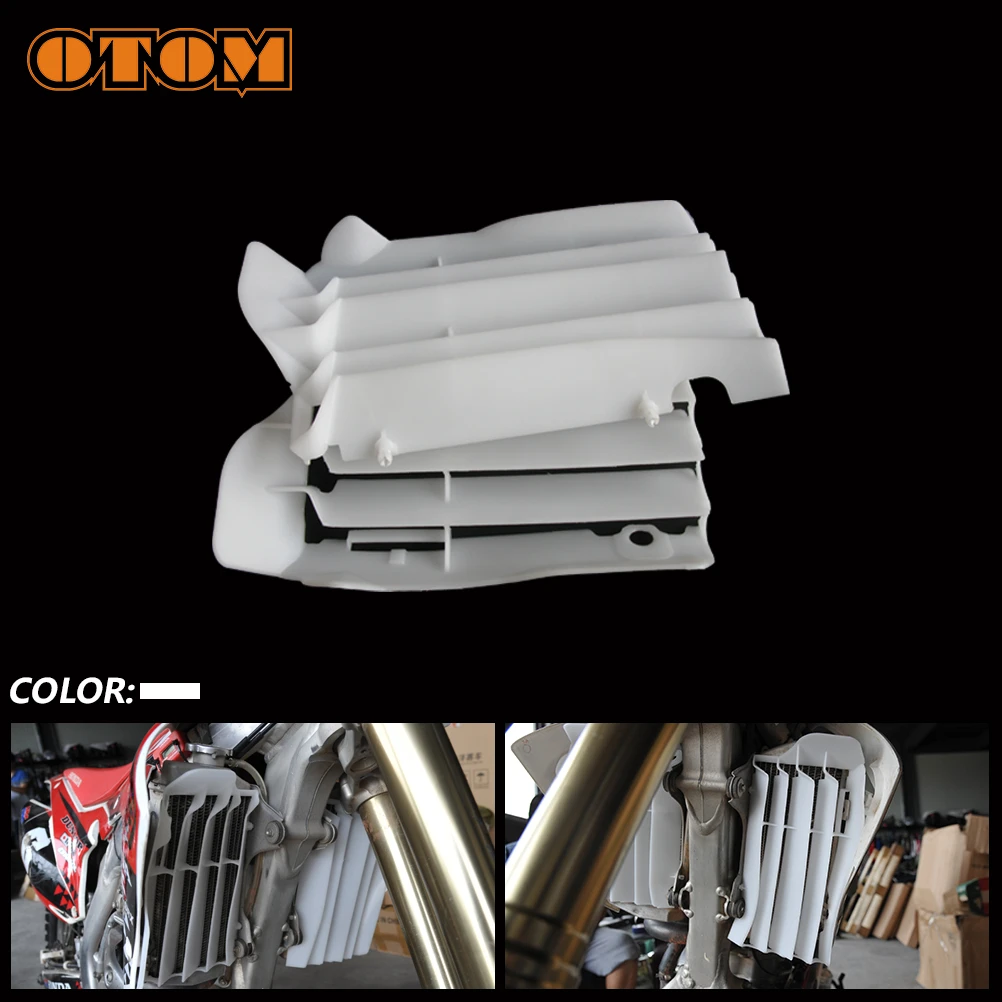 OTOM Motorcycle Radiator Louvres Plastic Guards Motocross Engine Oil ...