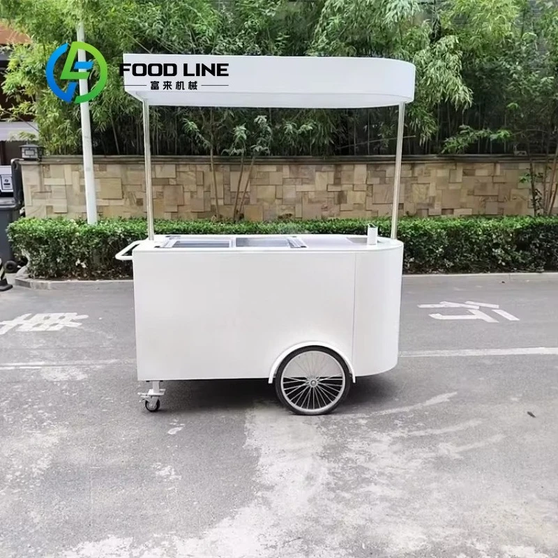 Customized Color Mini Street Mobile Hand Push Food Cart with Equipment ...