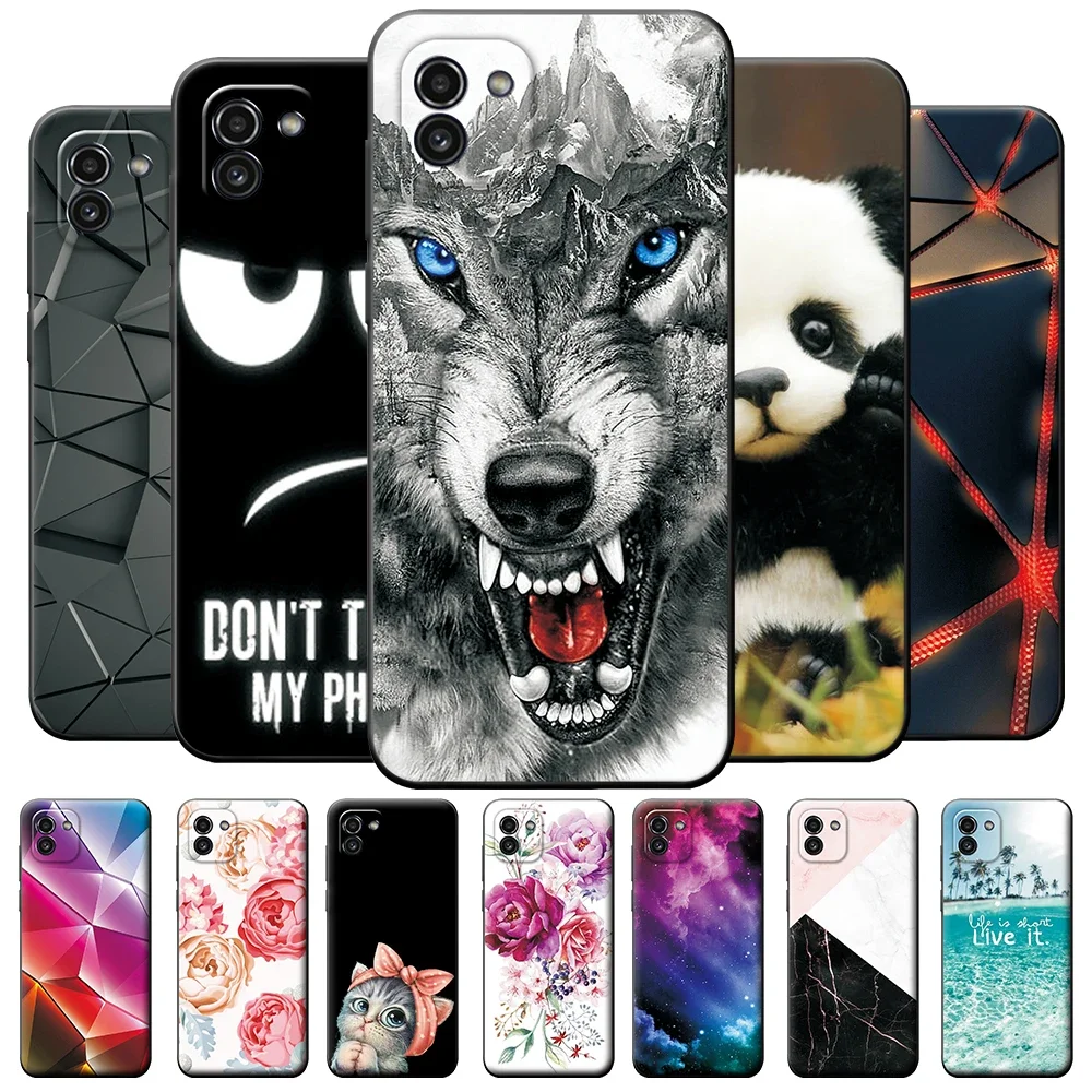 For-Samsung-Galaxy-A03-Case-Silicone-Beautiful-Back-Cover-Case-For ...
