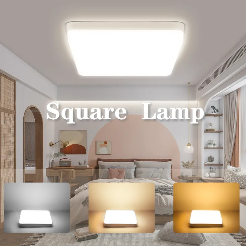 Square-LED-Ceiling-Light-220V-Modern-Ceiling-Lamp-20W-30W-40W-50W-Ultra ...