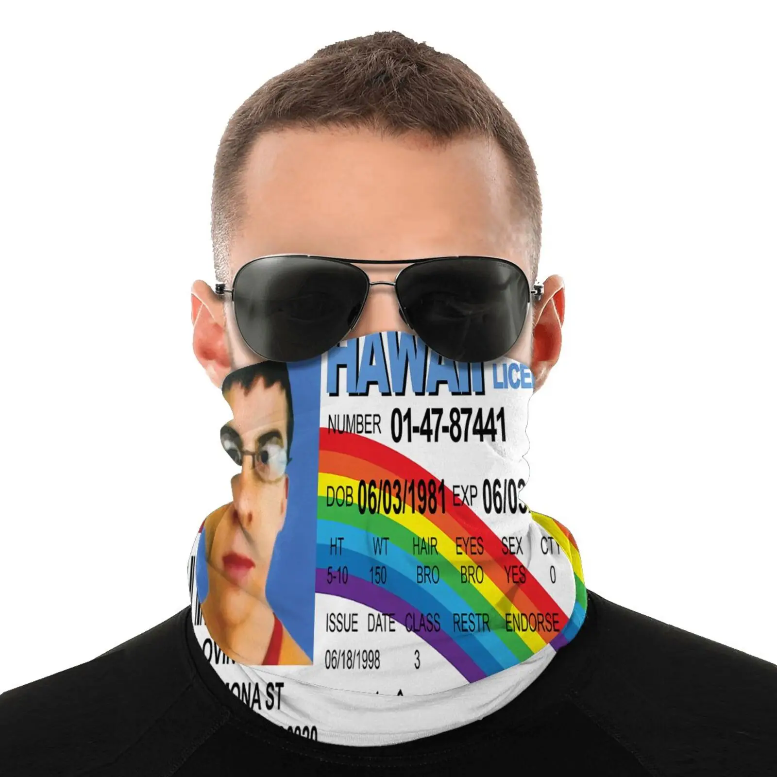Mclovin Id Card Superbad Drivers Licence Men's Bandana Tactical ...