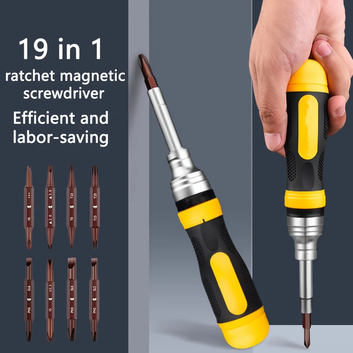 19-in1-Ratchet-Screwdriver-Set-Multi-Screwdriver-Tool-All-in-One-with ...