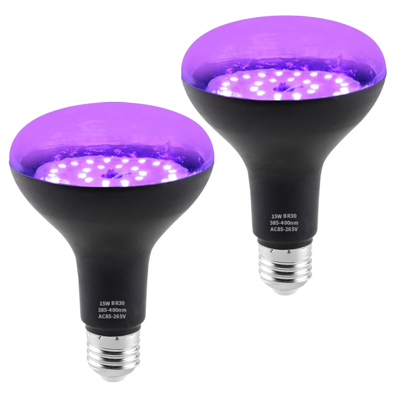 E26-E27-Base-15W-UV-Black-Lamp-Purple-UV-Light-Bulb-Black-Light-Bulb ...