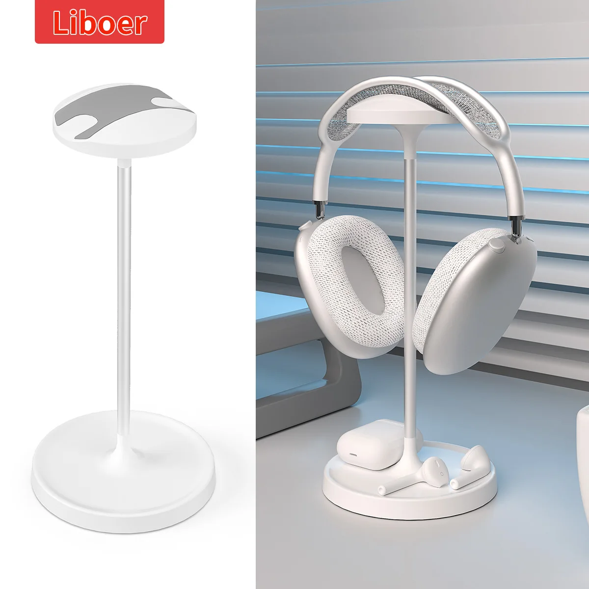 Universal-Desktop-Headphone-Stand-Aluminum-Heavy-Base-Headset-Rack ...