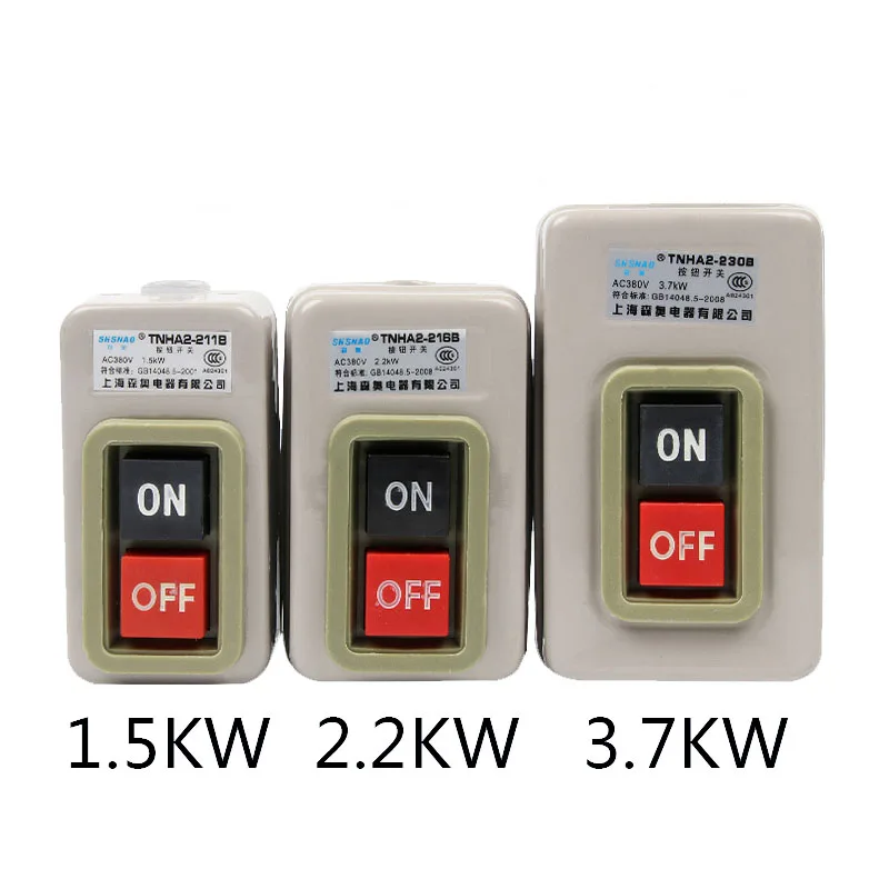 Push-Button-Power-Switch-Three-Phases-Power-Control-Start-Switch-AC ...