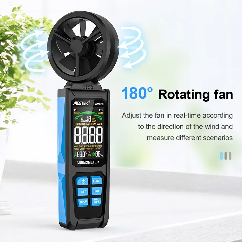 Mestek-AM620-Portable-Digital-LCD-Wind-Speed-Anemometer-Handheld-Wind ...