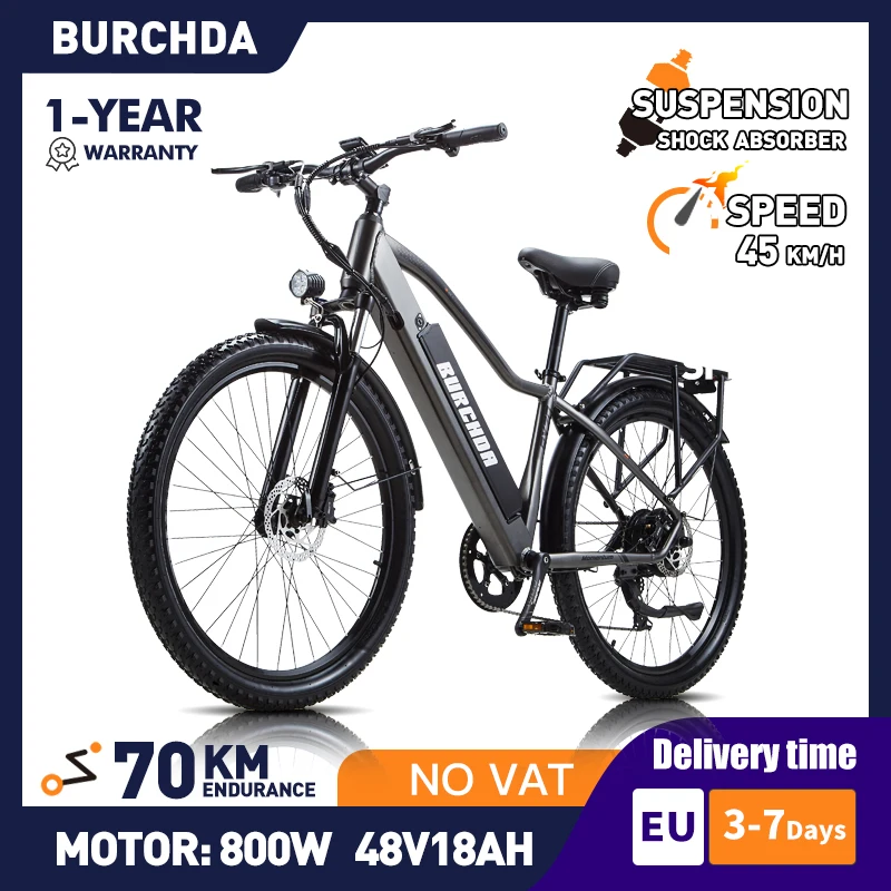 BURCHDA-RX70-800W-Electric-Bicycle-45KM-H-Hydraulic-Adults-E-bike ...
