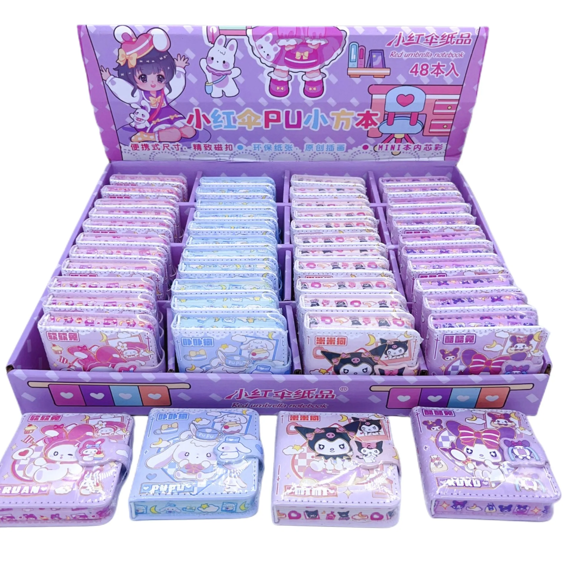 Sanrio-Fam-lia-Mini-Fivela-Magn-tica-Notebook-Kawaii-Mini-Notebook ...