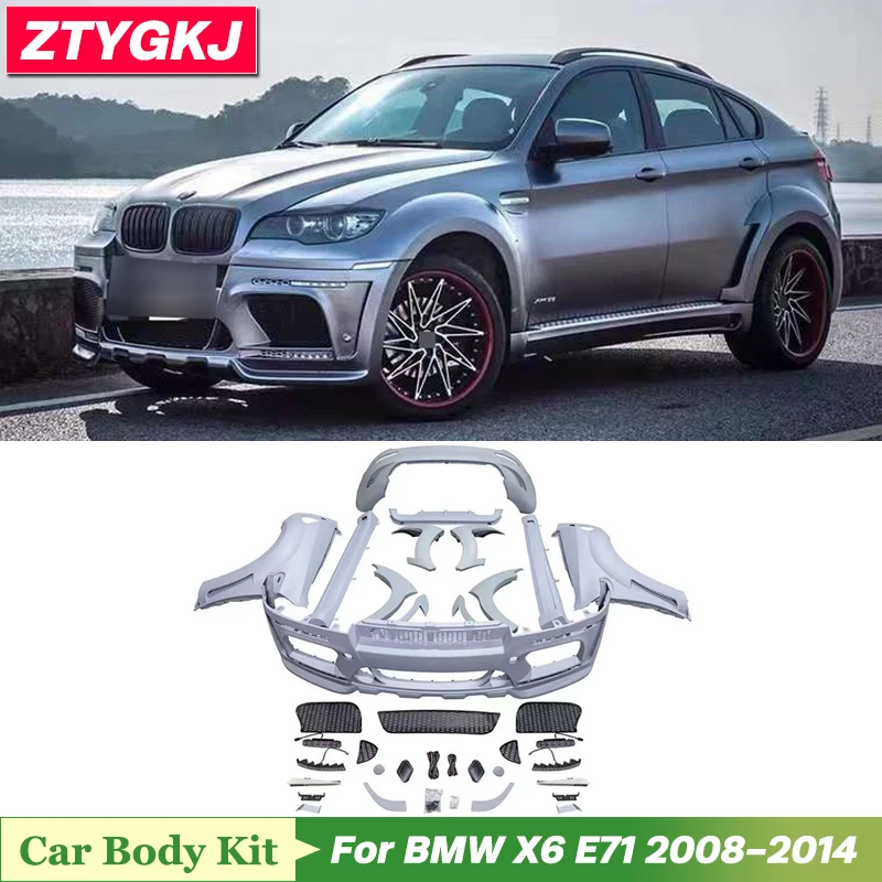 Unpainted-PP-Material-Front-Rear-Bumper-Side-Skirts-Fenders-Car-Body ...
