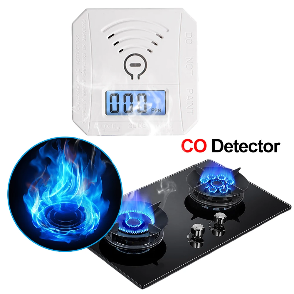 Digital-Mini-CO-Sensor-Sound-Light-Warning-Battery-Powered-CO-Alarm-360 ...