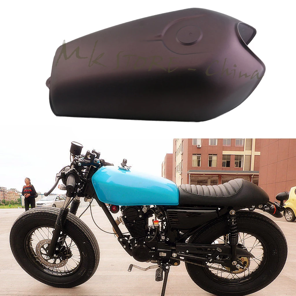 GAS FUEL TANK BARE CG125 For HONDA METAL CAFE RACER SCRAMBLER BRAT CG ...