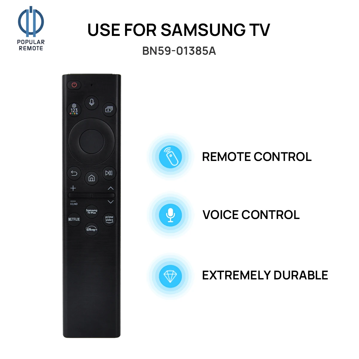 Bn59-01385a Bn59-01385b Voice Remote Control Compatible For Samsung ...