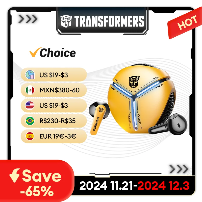 TRANSFORMERS-TF-T30-True-Wireless-Bluetooth-Earphones-Low-Latency-Game-Headphones-HD-Call-HiFI ...