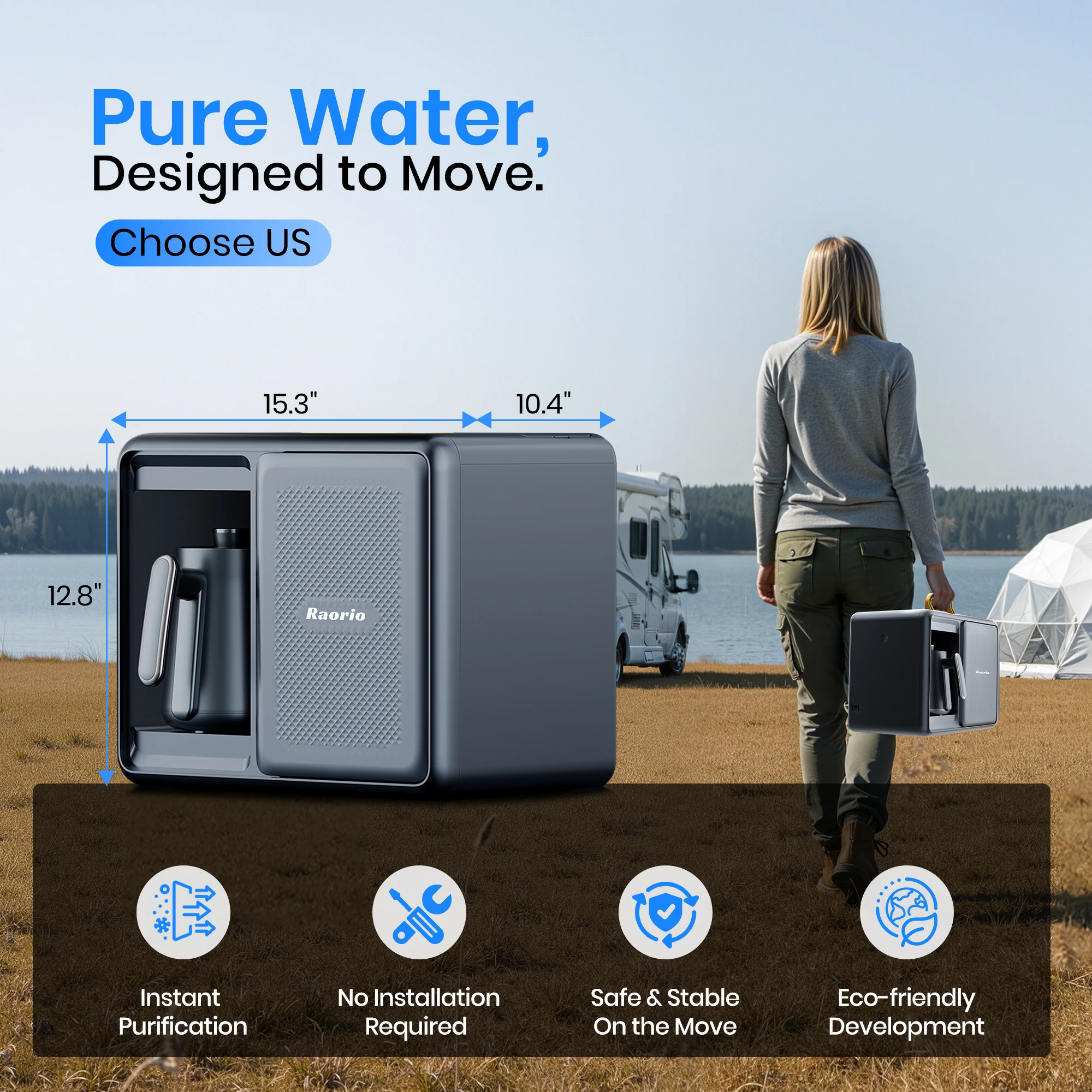 Ultimate Outdoor Hydration Station Portable RO Water Purifier&Instant ...